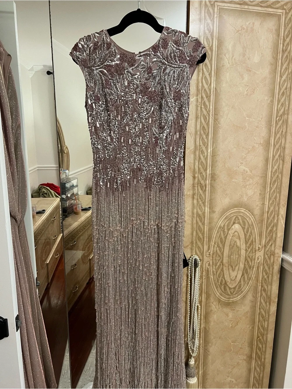 Mac Duggal | Dresses | Mac Duggal Lilac Embellished Gown | Poshmark